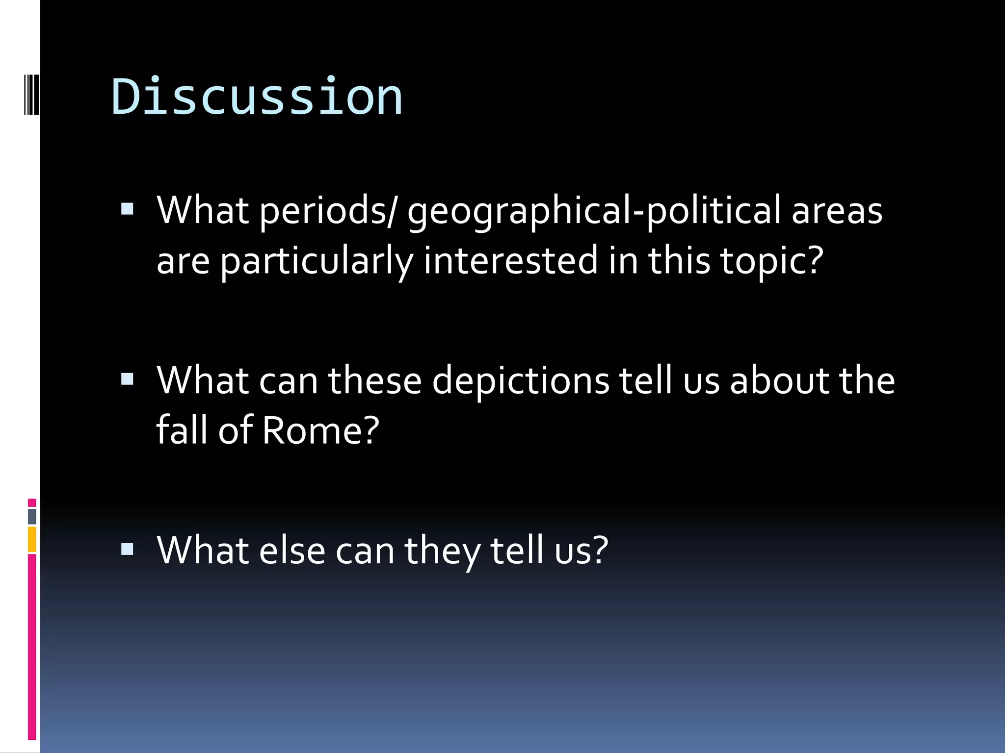 The fall of the roman empire on film | PPTX