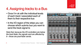 Creating Submix with SONAR X3 Producer | PPTX
