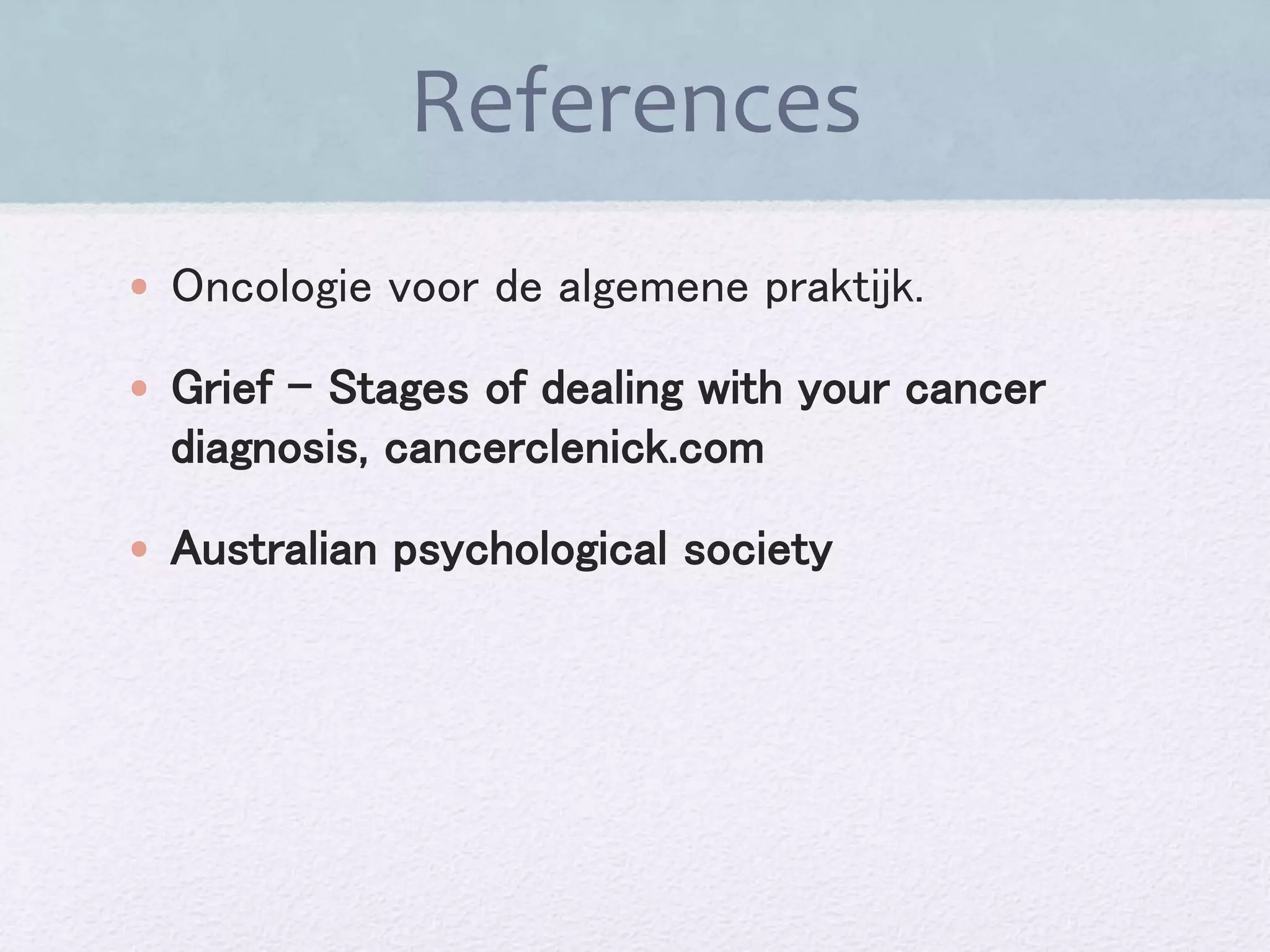 Psychology of cancer patient | PPTX