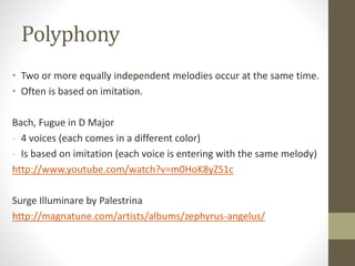 Musical Textures and Forms | PPTX