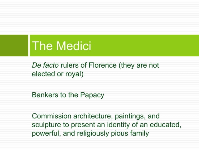 Week3.15th century italian renaissance overview | PPTX | Christianity ...