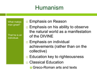 Week3.15th century italian renaissance overview | PPT