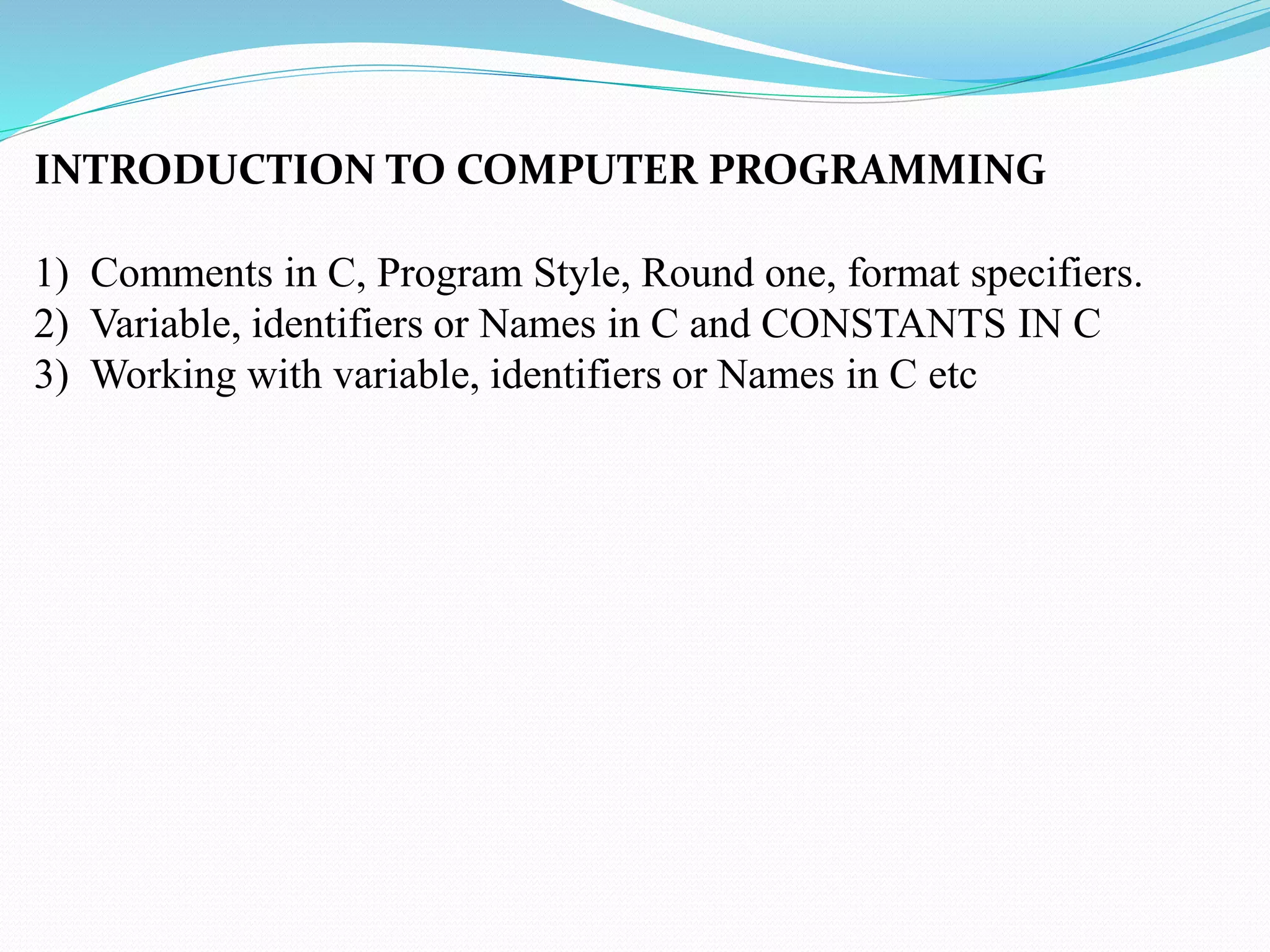 Computer Programming Ppt 1475