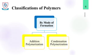 classification of polymer on the basis of molecular weight | PDF