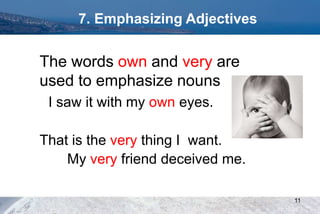 Week 3. lecture 7. identify adjective | PPT