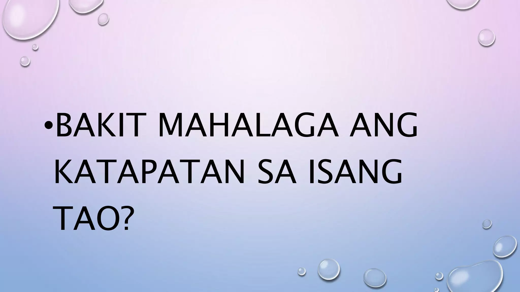 ANG TUSONG KATIWALA | PPTX