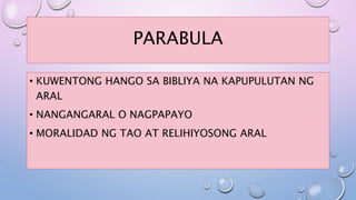 ANG TUSONG KATIWALA | PPTX