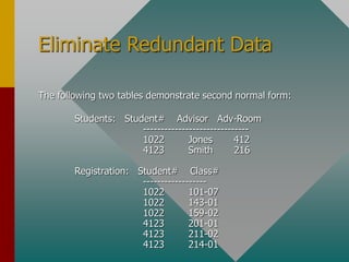 week3.ppt | Databases | Computer Software and Applications