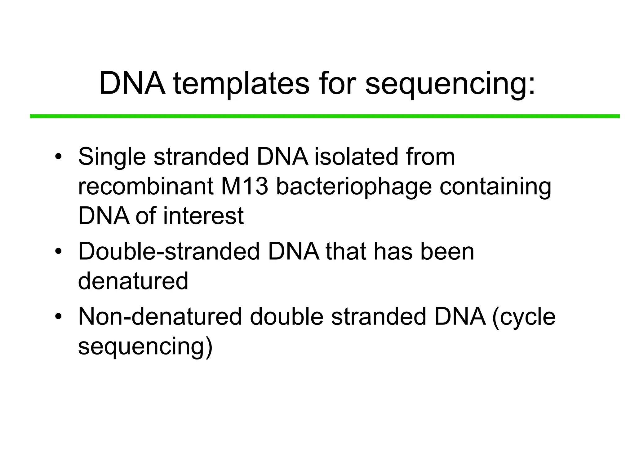 DNA Sequencing: History, methods and NGS | PPT