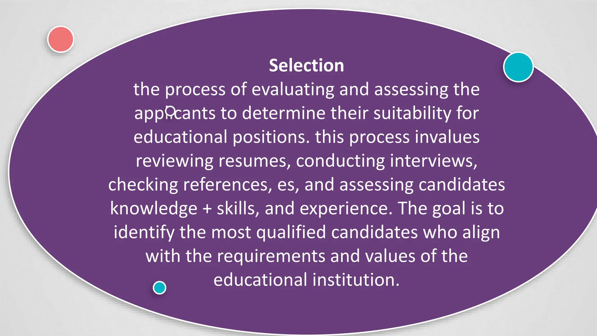 week 3.pptx report on recruitment, selection, and placement of educational personnel | PPTX