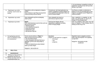 Daily lesson log in Araling Panlipunan 7 | DOCX