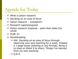 Action Research of a student introduction | PPT