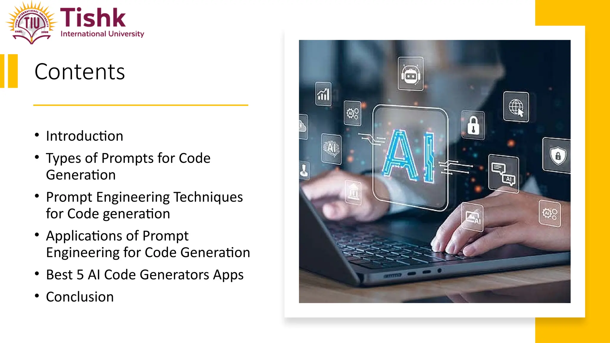 AI prompt engineering for code generation | PPTX