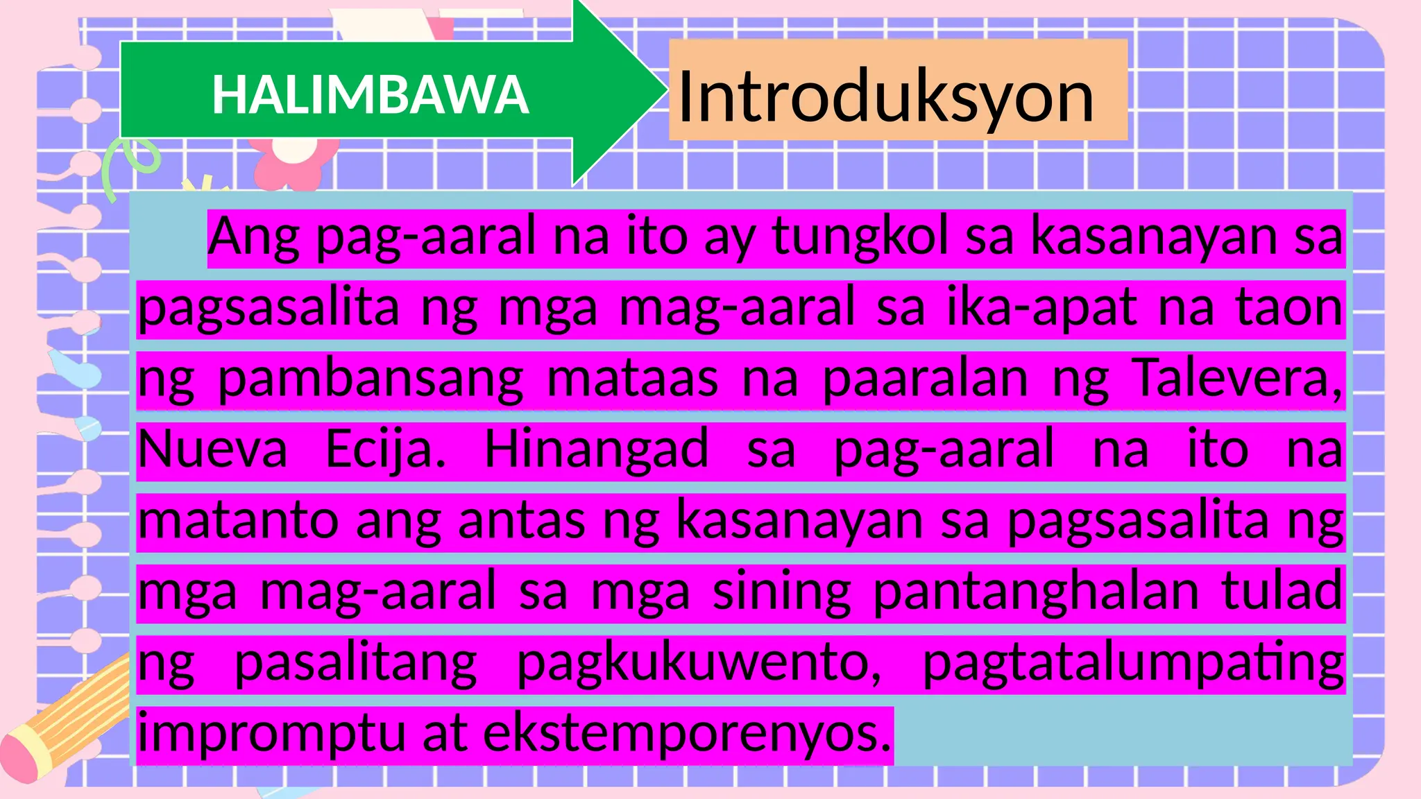 PAGSULAT NG ABSTRAK POWERPOINT PRESENTATION | PPTX