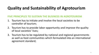 Week 3 agrotourism | PPTX