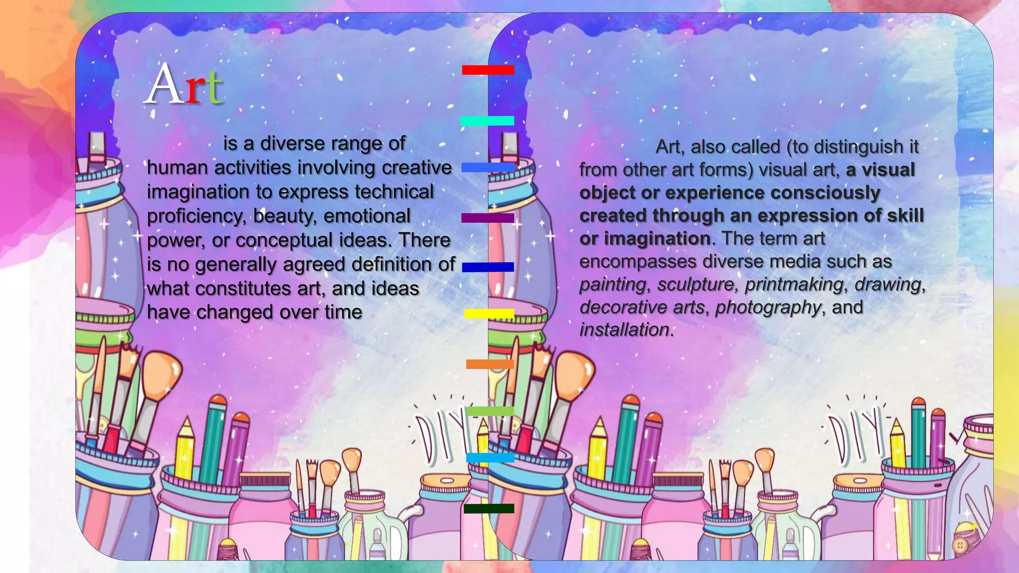 Arts 6- Art Processes, Elements, and Principles Applied in New ...