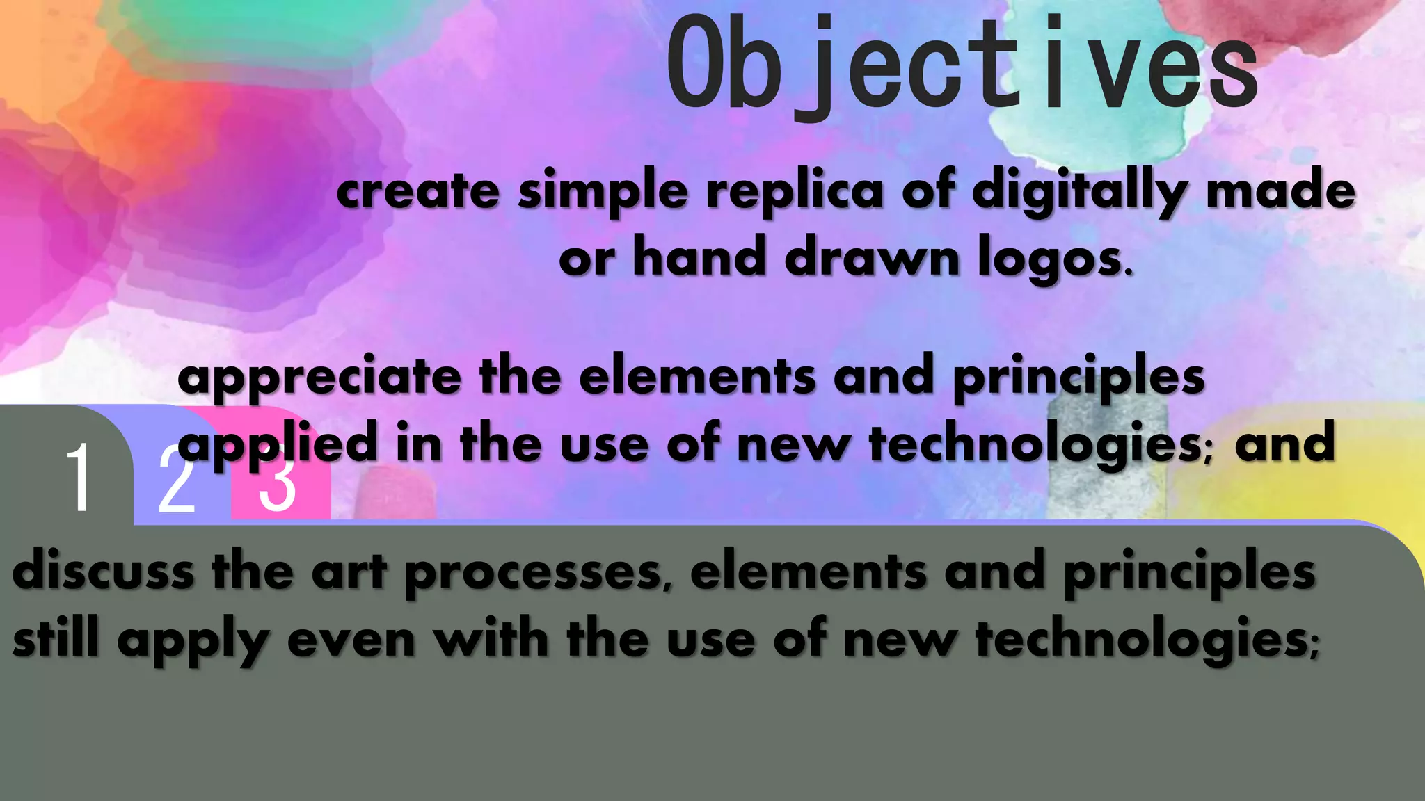 Arts 6- Art Processes, Elements, and Principles Applied in New ...