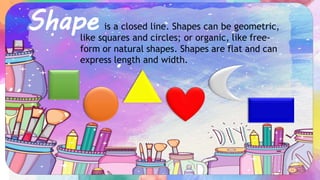 Arts 6- Art Processes, Elements, and Principles Applied in New ...