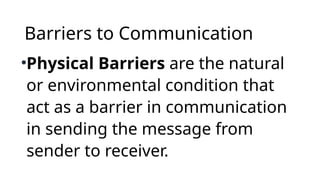week three - Barriers of Communication.pptx