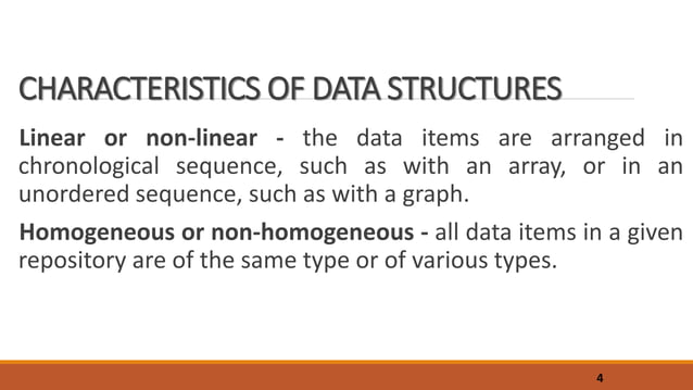 Modeling and Simulation Lesson 3: CHARACTERISTICS of Data Structures.pptx