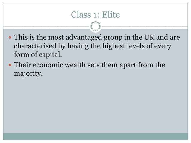 A New Model of Social Class? Findings from the BBC’s Great British ...
