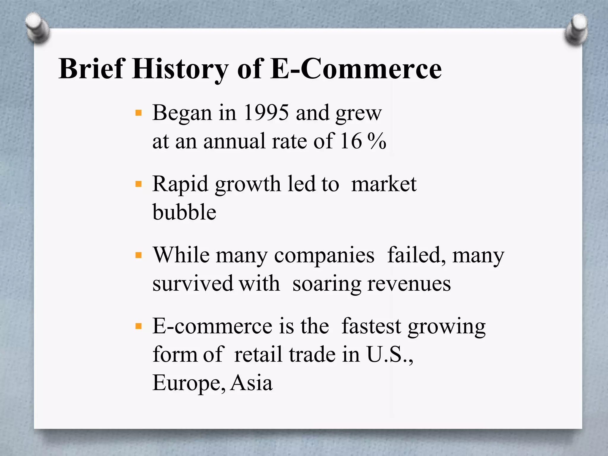 History of E commerce- Brief History | PPTX
