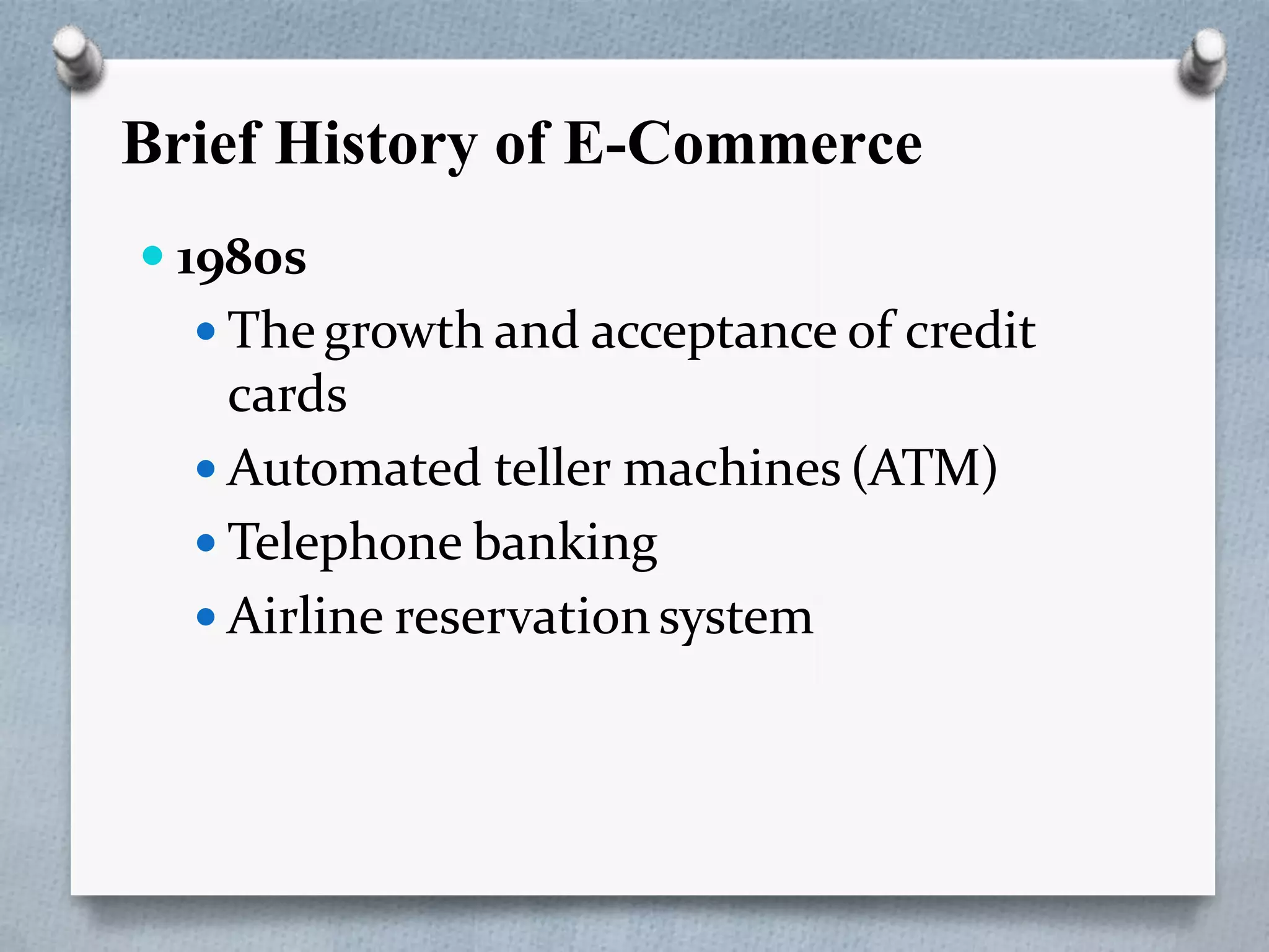 History of E commerce- Brief History | PPTX