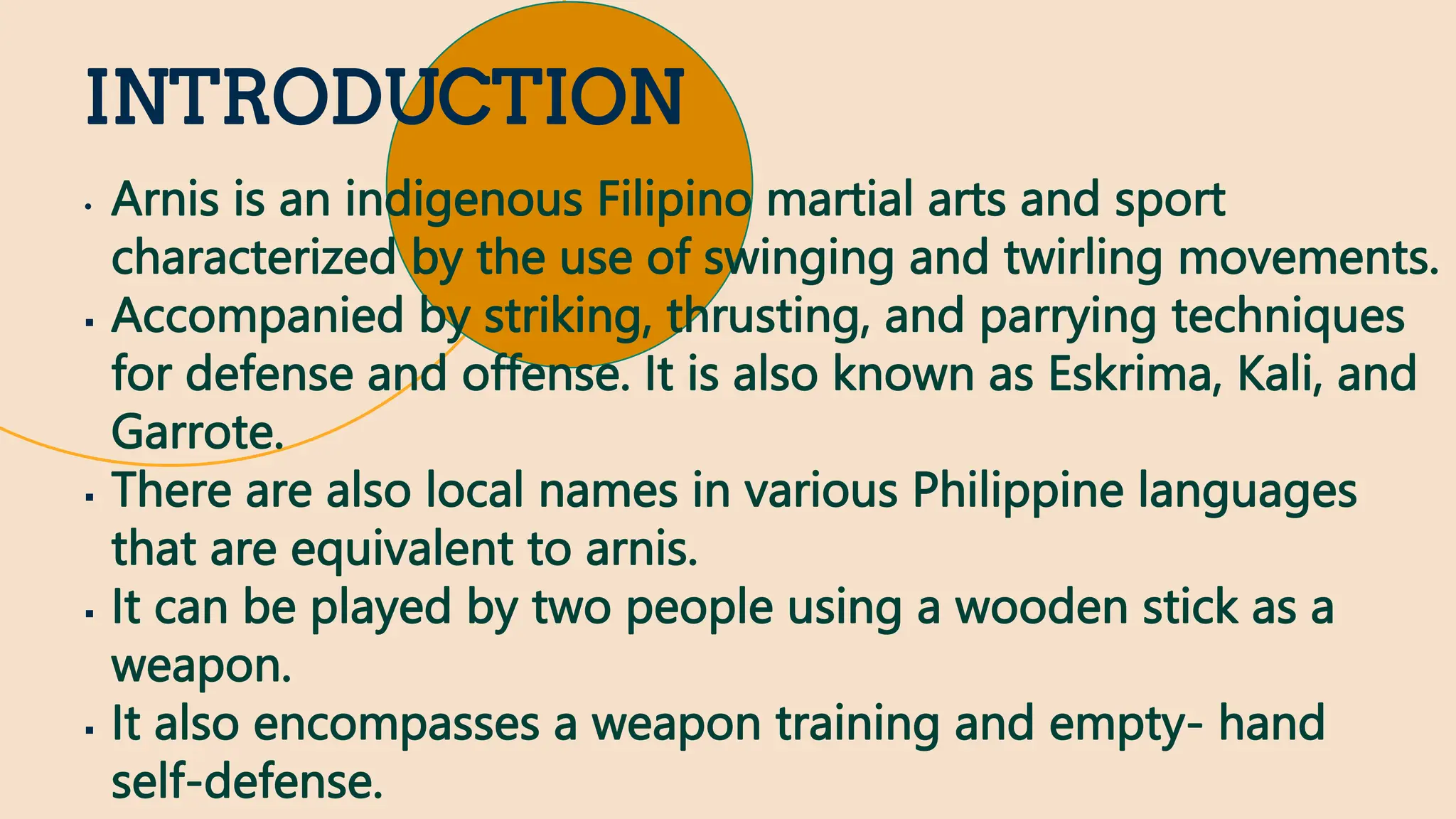 WEEK 3- INTRODUCTION OF ARNIS. RTUUUpdf. | PDF