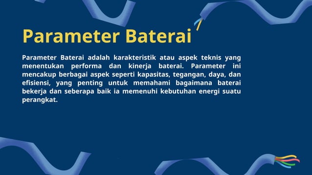 Week 3 - Jenis-jenis Baterai, Parameter, Kapasitas, Charge and ...