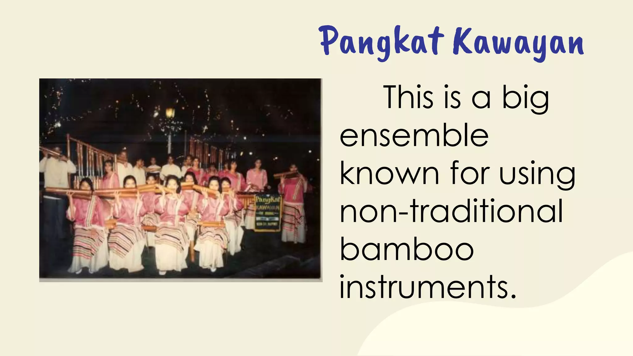 Instrumental Groups on the Lowlands in Luzon | PPTX