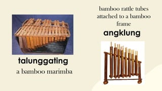 Instrumental Groups on the Lowlands in Luzon | PPTX | Music | Entertainment