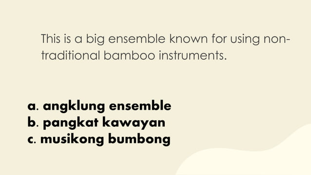 Instrumental Groups on the Lowlands in Luzon | PPTX | Music | Entertainment