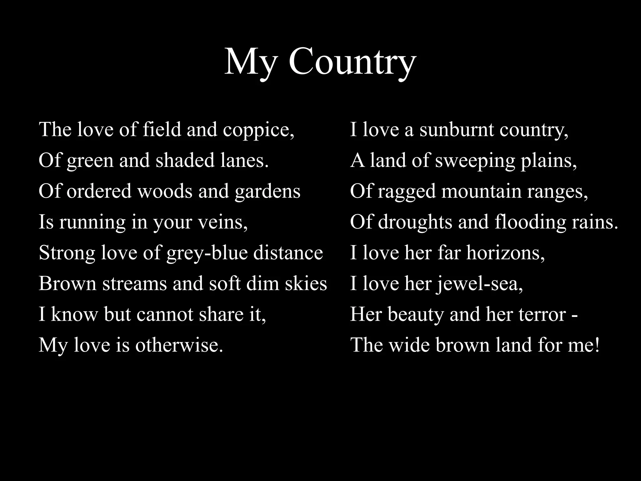 Week 3 my country b | PPT