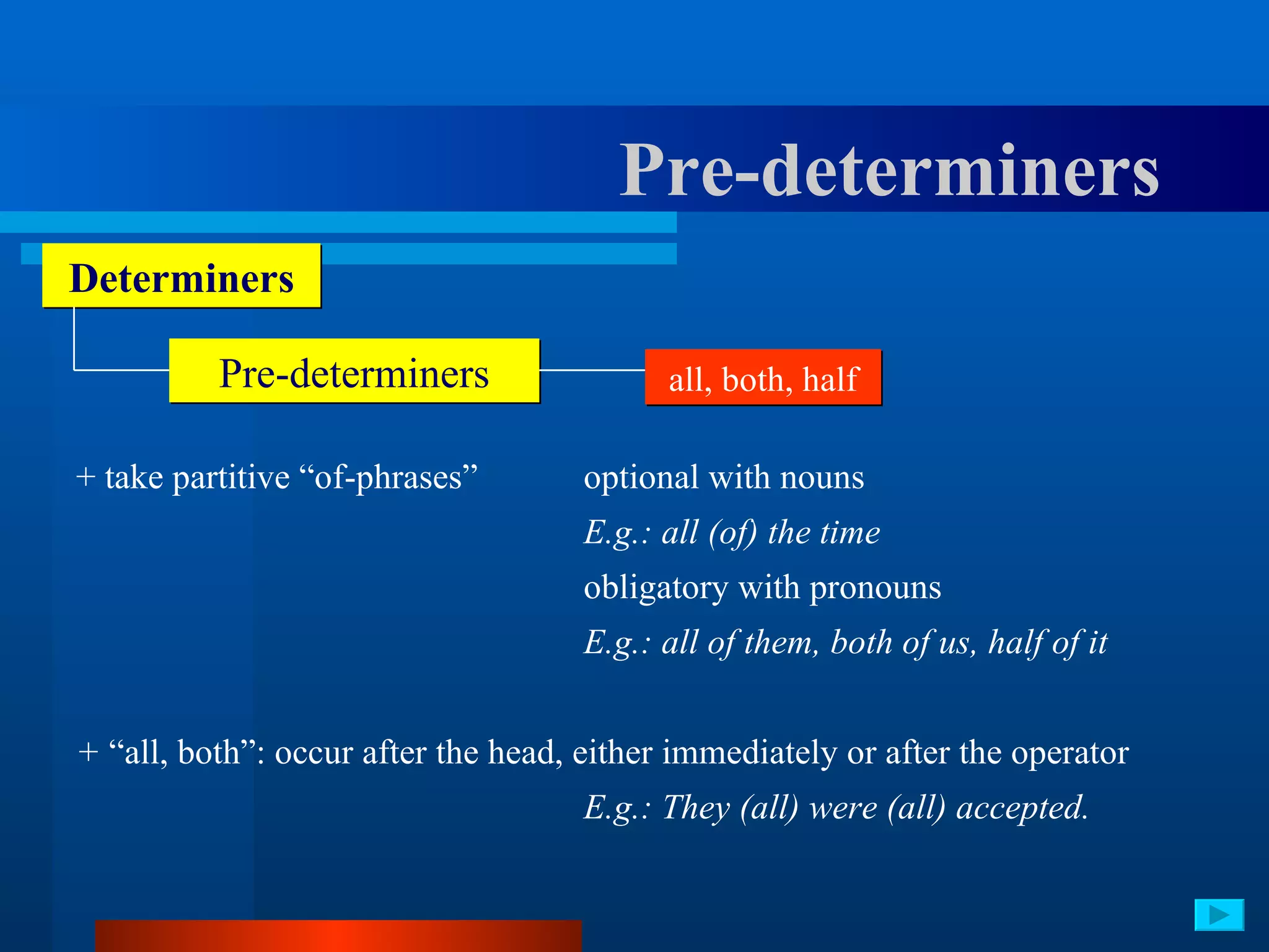 Week 3 noun phrase (p2) | PPT
