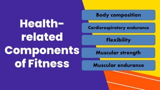 Health-related Components of Fitness | PPTX