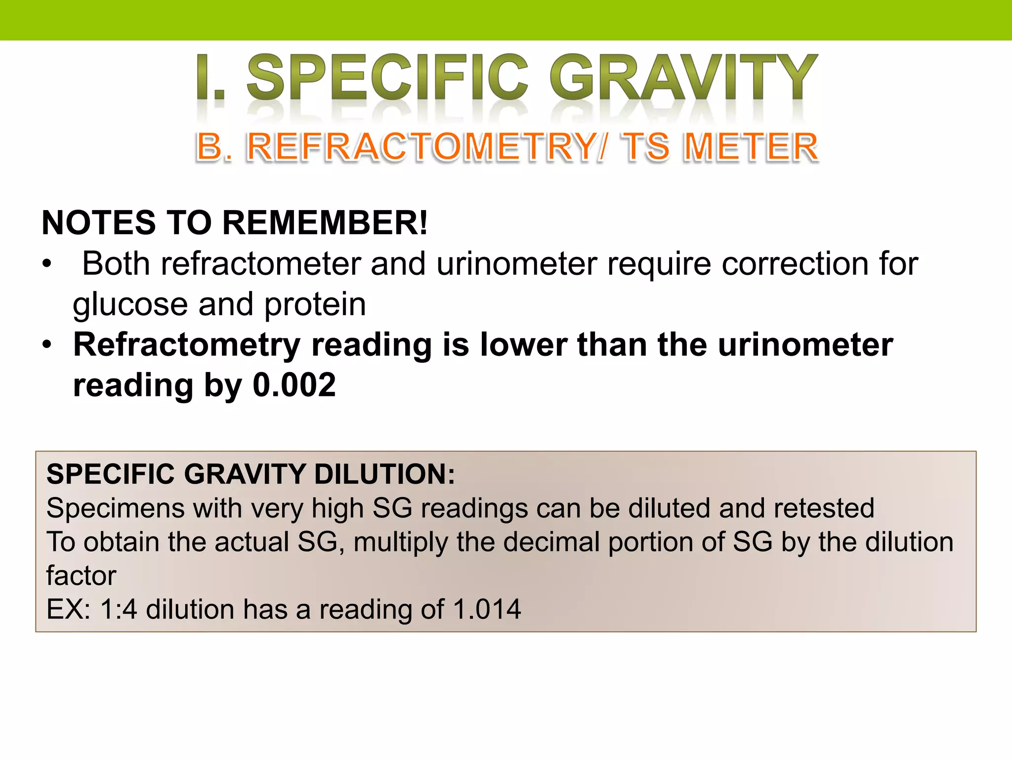 Week3 physical examination of urine | PPTX