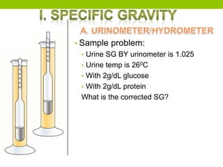 Week3 physical examination of urine | PPTX