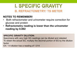 Week3 physical examination of urine | PPTX