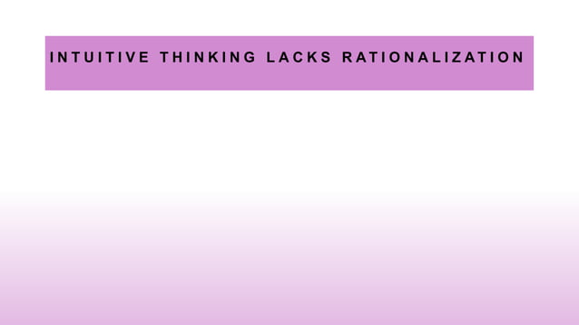 WEEK3-STRATEGIC ANALYSIS&INTUITIVE THINKING.pptx | Business | Business ...