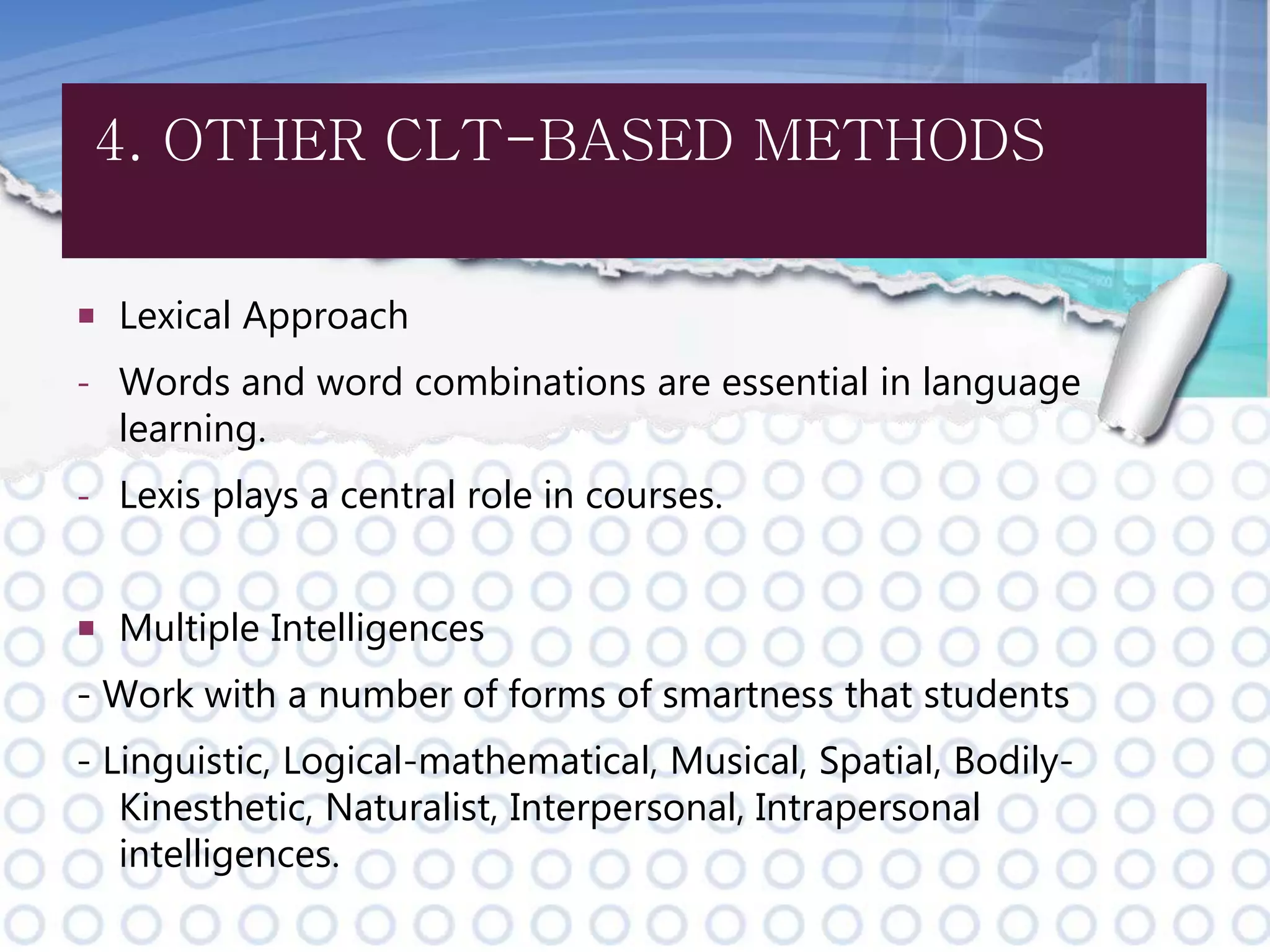 The postmethod era | PPTX