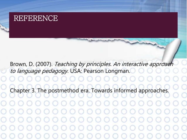 The postmethod era | PPTX