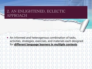 The postmethod era | PPTX