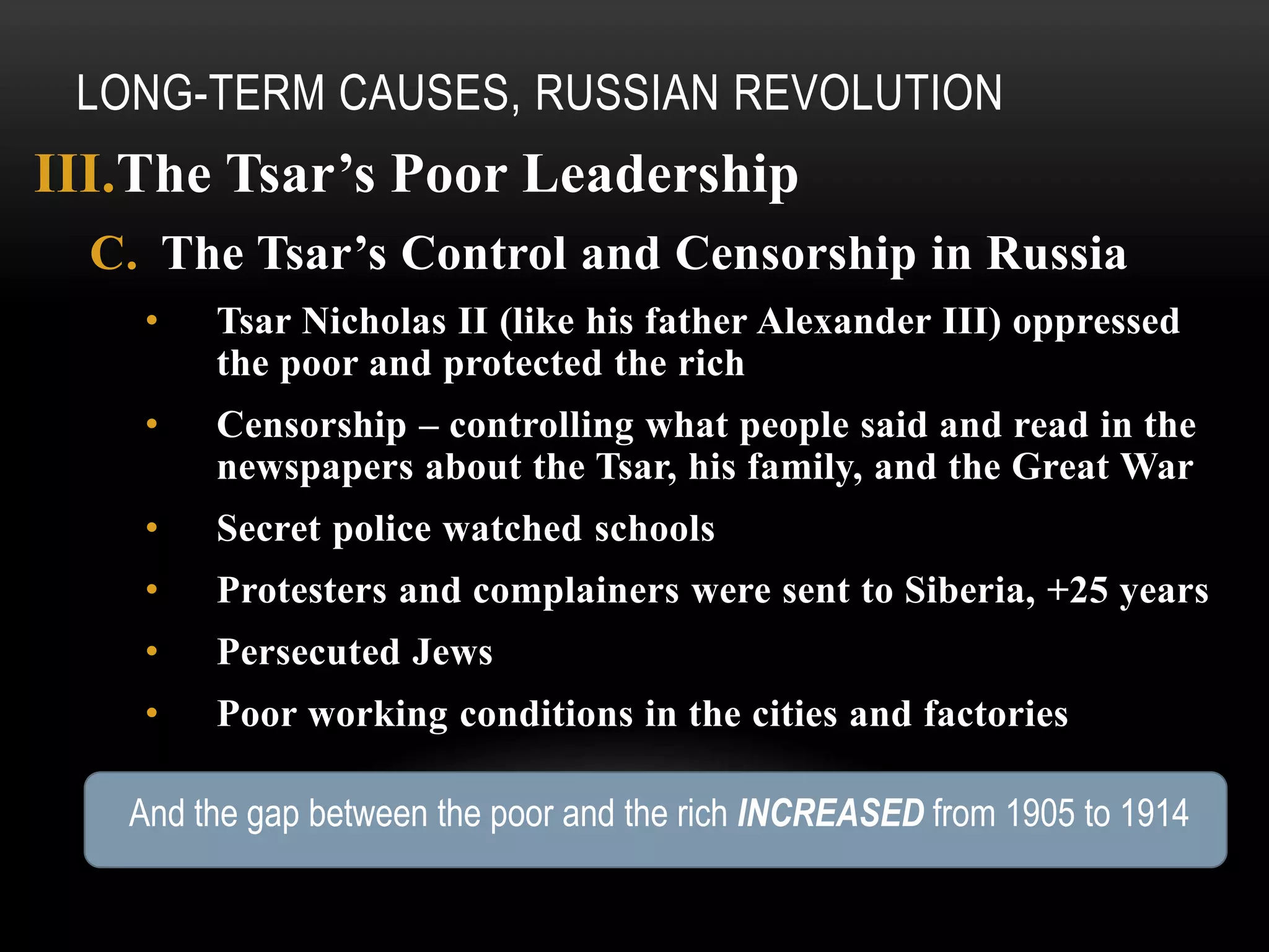 Week 3 - The Russian Revolution | PPTX