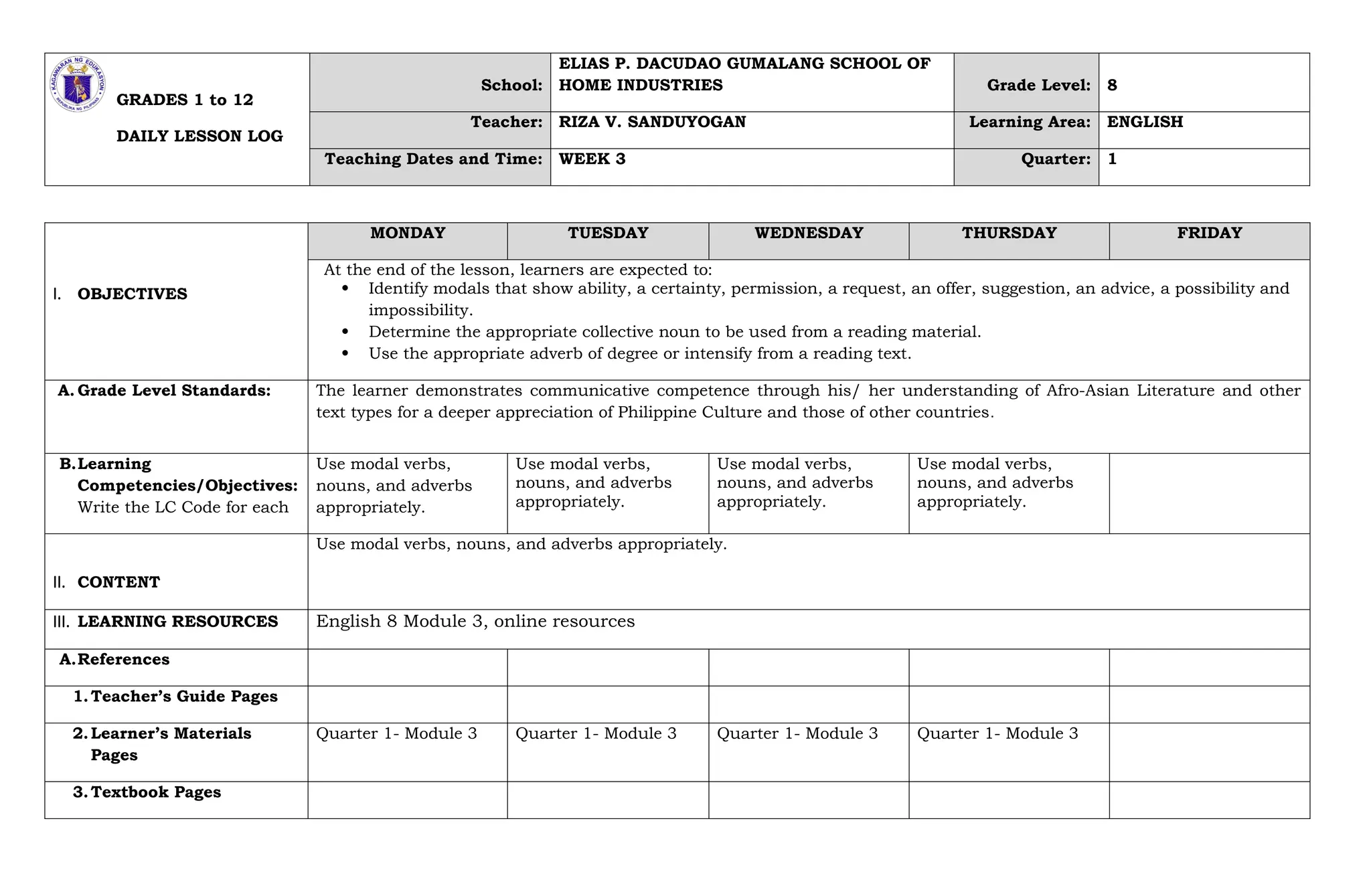 Week 3- Use modal verbs, nouns and adverbs appropriately.docx