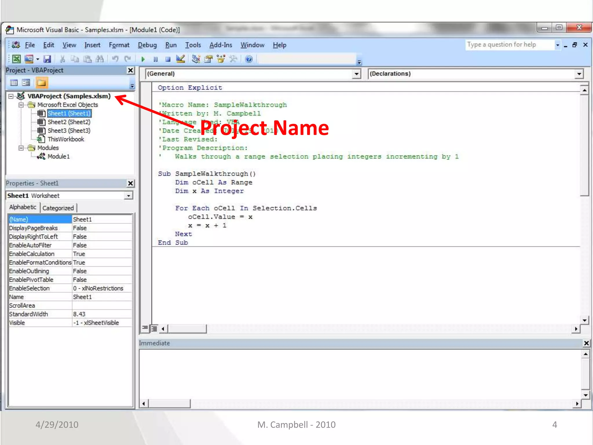 Chapter 3 Excel Macros | PPTX
