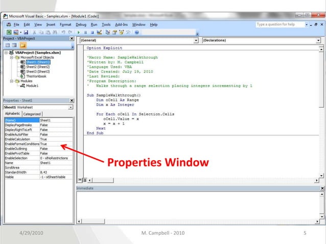 Chapter 3 Excel Macros | PPTX