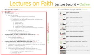Week 30 - Lectures on Faith - Lecture Secon - the Fall.pptx