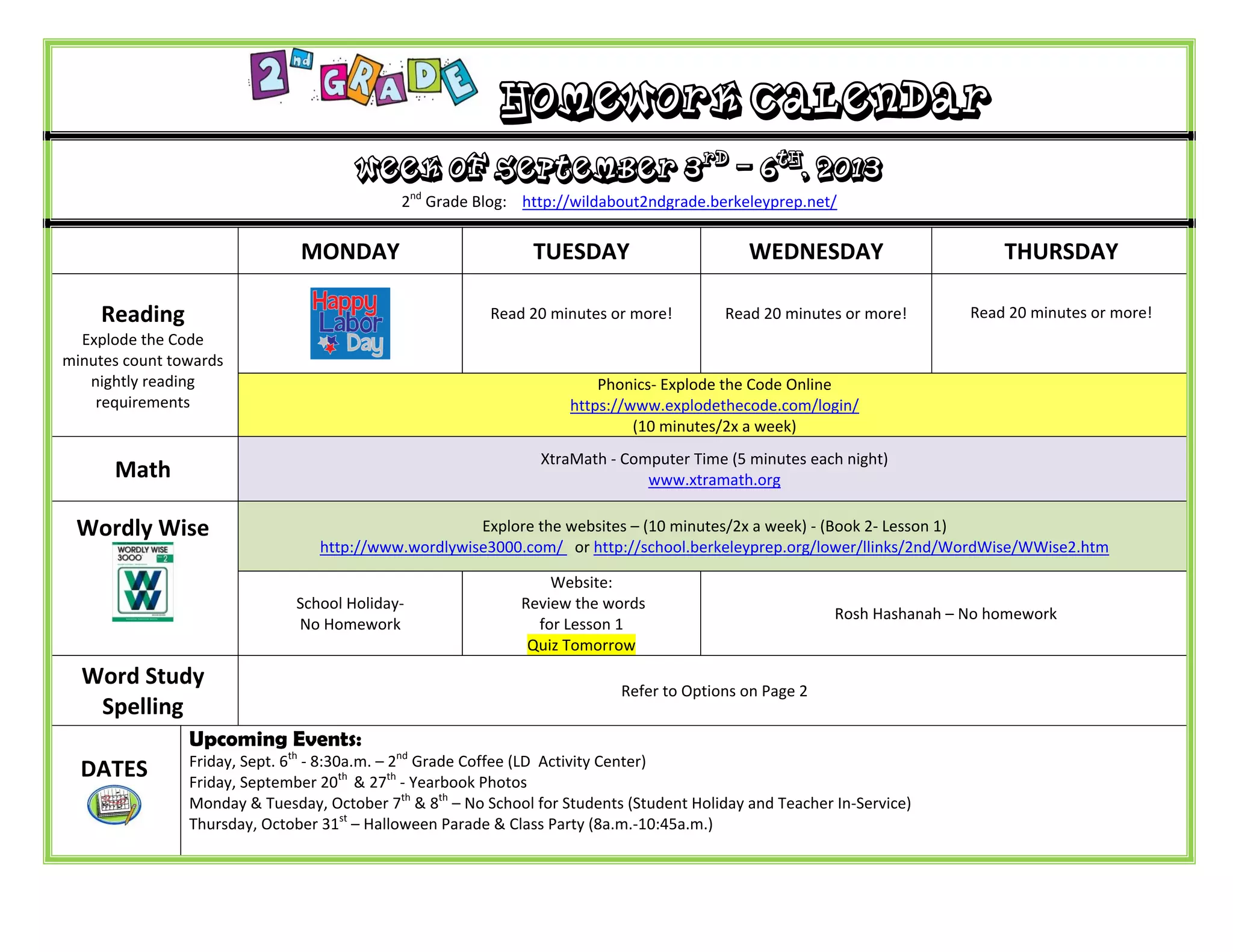 Week 3 2nd grade | PDF