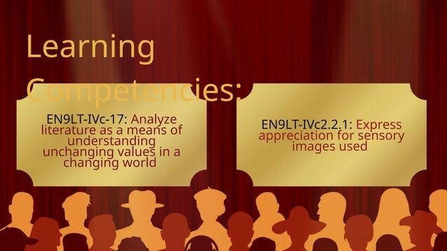 WEEK 3 & 4 English 9 Module and competencies.pptx | Theater | Fine Art
