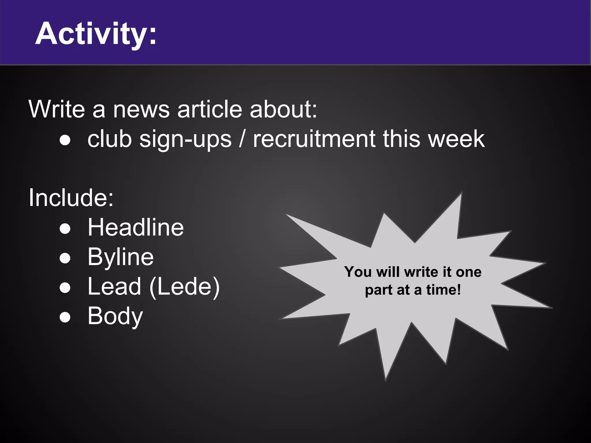 Basic News Article Structure | PDF